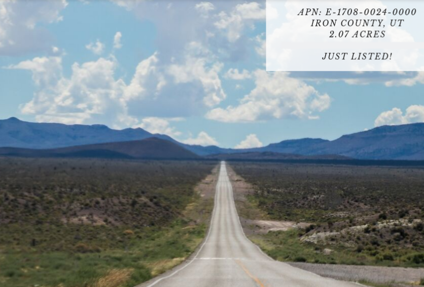 2.07 ACRES IN IRON COUNTY, UTAH | Ultimate Land Listings